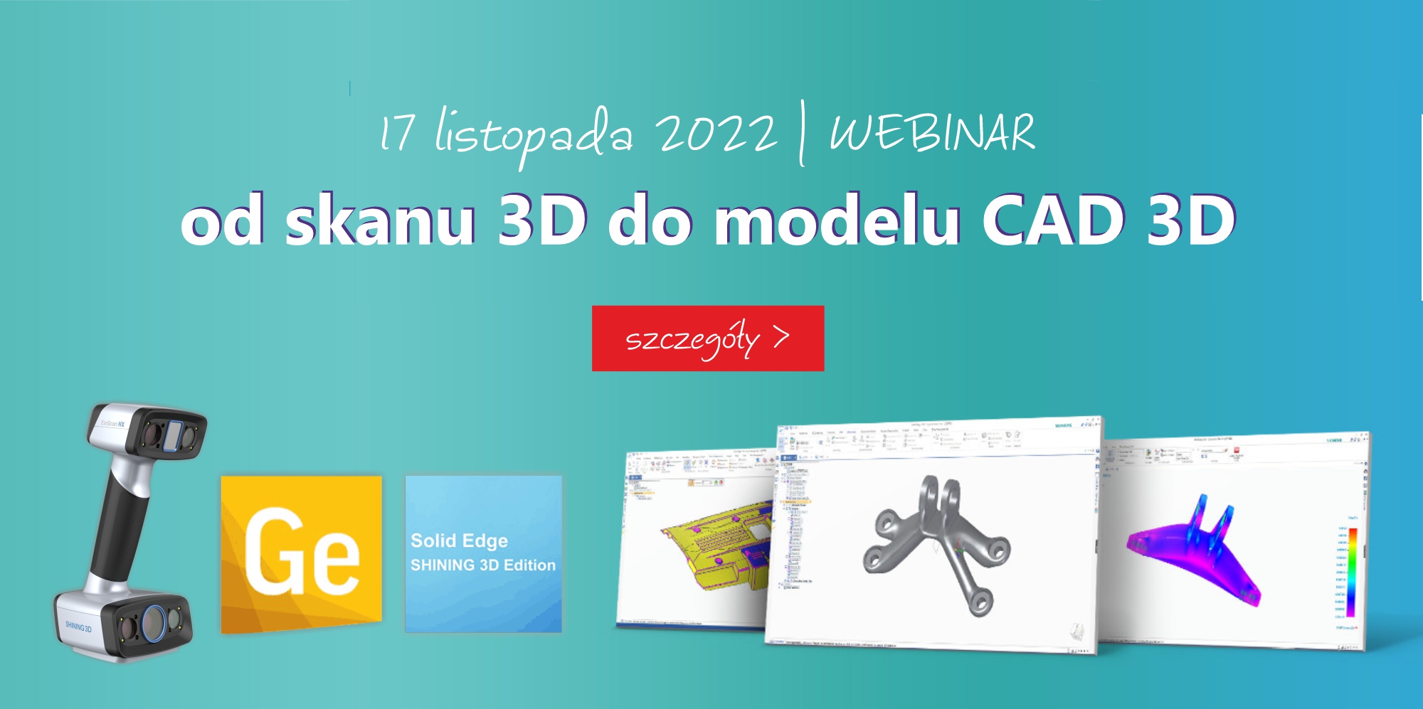 Od skanu 3D do modelu CAD 3D | Darmowy webinar